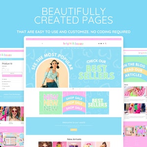 Colorful & Cute Shopify Theme - Eye-catching Design for Your Online ...