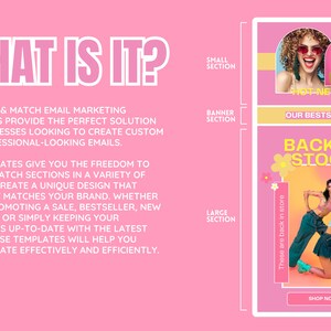 Newsletter Template Bundle - Cute Email Marketing Campaign Kit - Fun ...