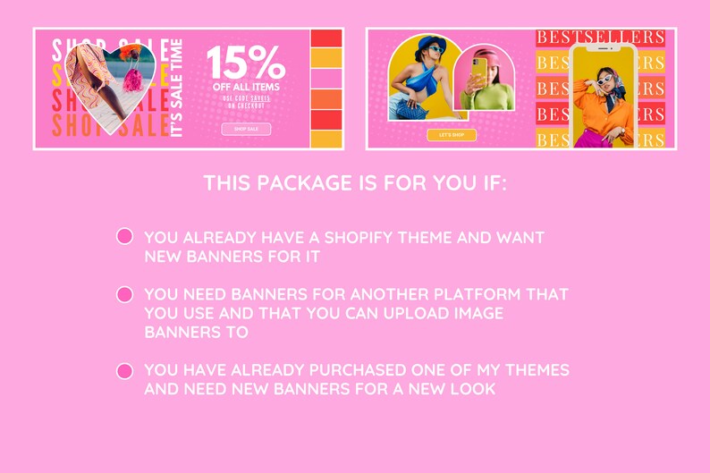 Shop Banner Template Bundle - Eye-catching Design for Your Online Store ...