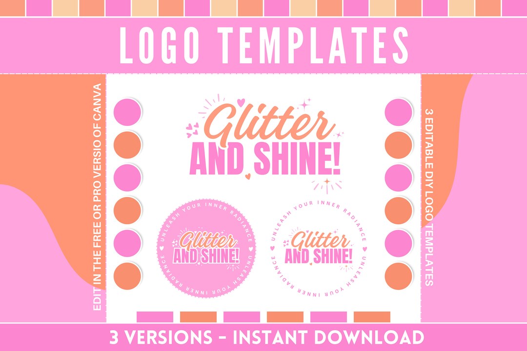 Cute DIY Logo Templates - Colorful Business Logo Templates - Edit in ...