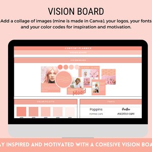 Peach Sunrise Social Media Planner | Google Sheets | Content Planner ...
