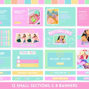 Newsletter Template Bundle - Cute Email Marketing Campaign Kit - Fun ...
