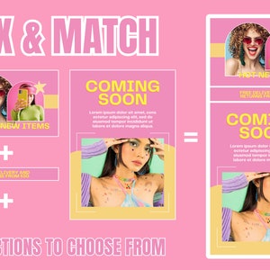 Newsletter Template Bundle - Cute Email Marketing Campaign Kit - Fun ...