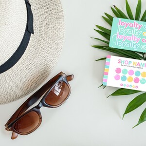 Bright Loyalty Card Template - Customer Punch Stamp Card - Edit in ...