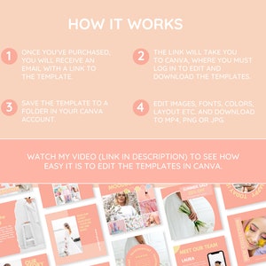 Peach Business Card Template With QR Code and Social Media Icons - Edit ...