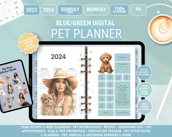 All-in-one Pet Care Planner Printable Pet Health Tracker - Etsy
