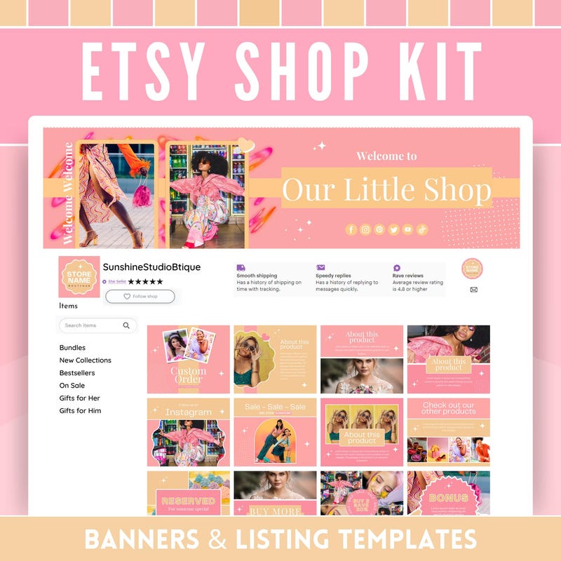 Girly Layouts - Etsy