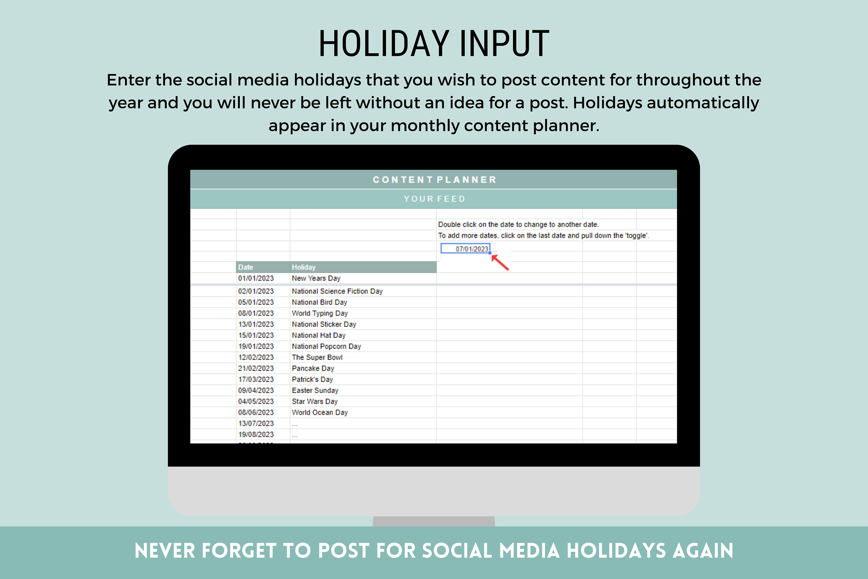 Social Media Content Planner - Organize and Boost Your Instagram Growth ...
