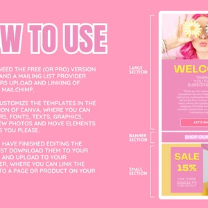 Newsletter Template Bundle - Cute Email Marketing Campaign Kit - Fun ...