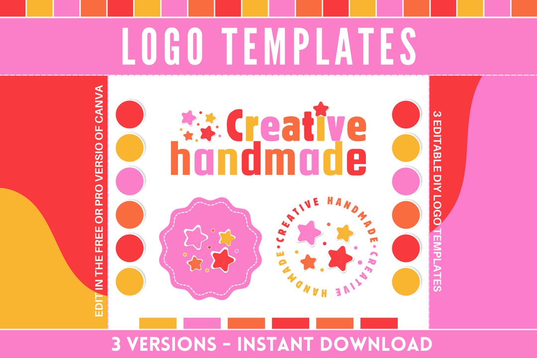 Cute DIY Logo Templates - Colorful Business Logo Templates - Edit in ...