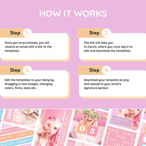 Fun Email Signature Set - Bundle of 4 Editable Email Templates - Edit ...