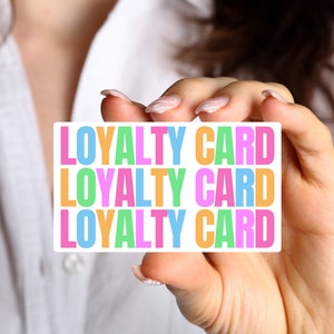 Bold Loyalty Card Template - Customer Punch Stamp Card - Edit in Canva ...