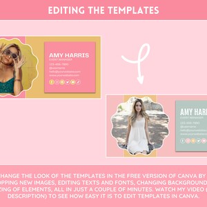 Cute Email Signature Bundle - Set of 4 Cute Editable Email Templates ...