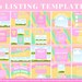 Rainbow Pastel Branding Kit for Your Etsy Shop: Happy Colors Banners ...