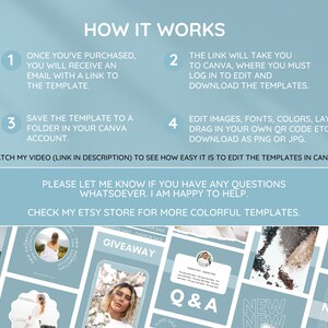 Blue Scan to Pay Template QR Code Sign Easy Payment & Follow Us on ...