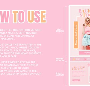 Newsletter Template Bundle - Cute Canva Email Marketing Campaign Kit ...