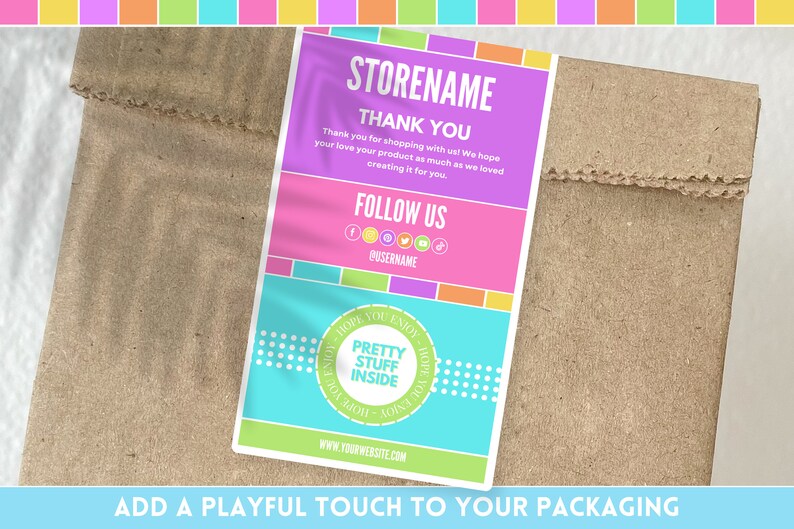 DIY Box Label Sticker Template - Box Seal Label Template for Fun ...