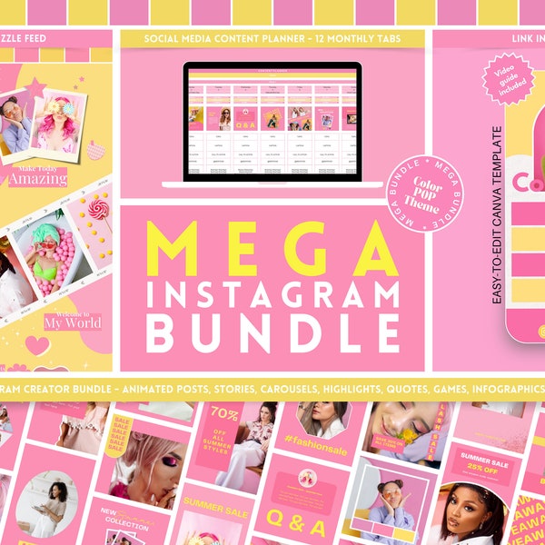 Mega Canva Ig Puzzle - Etsy