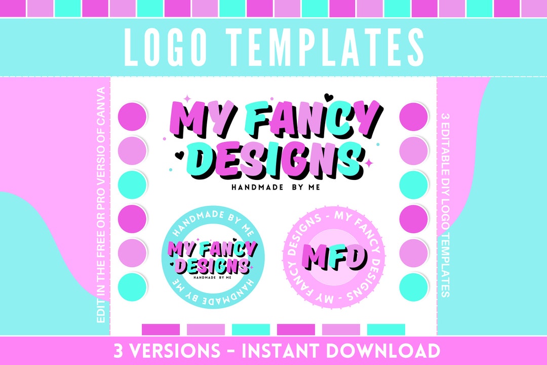Fun DIY Logo Templates - Bright & Colorful Business Logo Templates ...