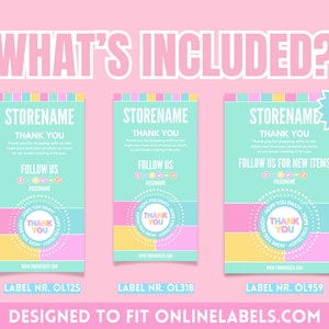 DIY Box Label Sticker Template - Box Seal Label Template for Fun ...