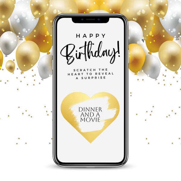 Custom Scratch off Card - Etsy