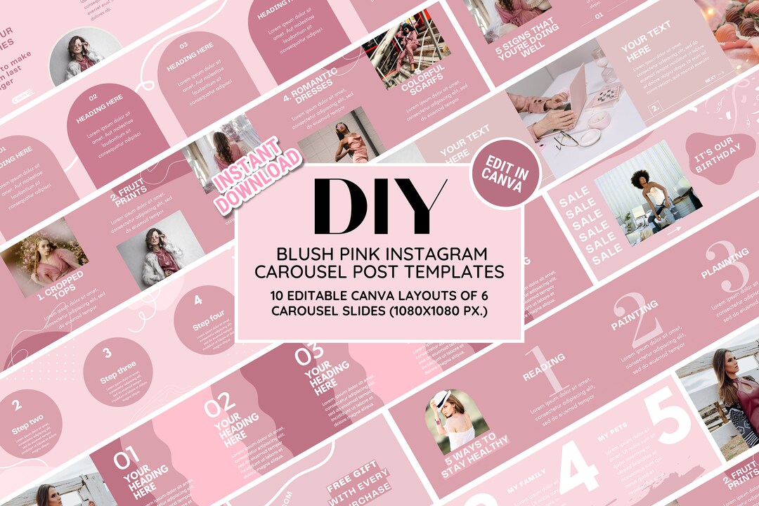 Instagram Carousel Template - Create a Stunning, Seamless and Engaging ...
