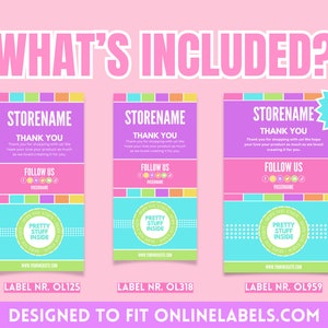 DIY Box Label Sticker Template Box Seal Label Template for Fun ...