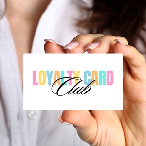 Bright Loyalty Card Template - Customer Punch Stamp Card - Edit in ...