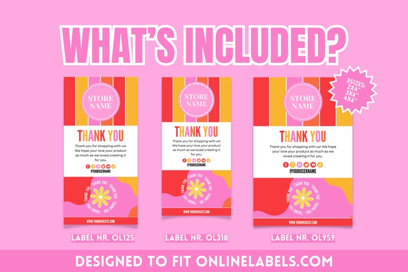 DIY Box Label Sticker Template - Box Seal Label Template for Fun ...