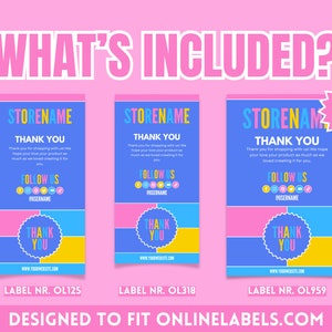 DIY Box Label Sticker Template - Box Seal Label Template for Fun ...