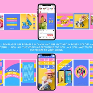 Instagram Template Bundle: Posts, Stories, Carousels, Quotes, Highlight ...
