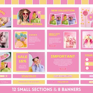 Newsletter Template Bundle - Cute Email Marketing Campaign Kit - Fun ...