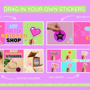 Sticker Shop Banner Template Bundle - Eye-catching Sticker Design for ...