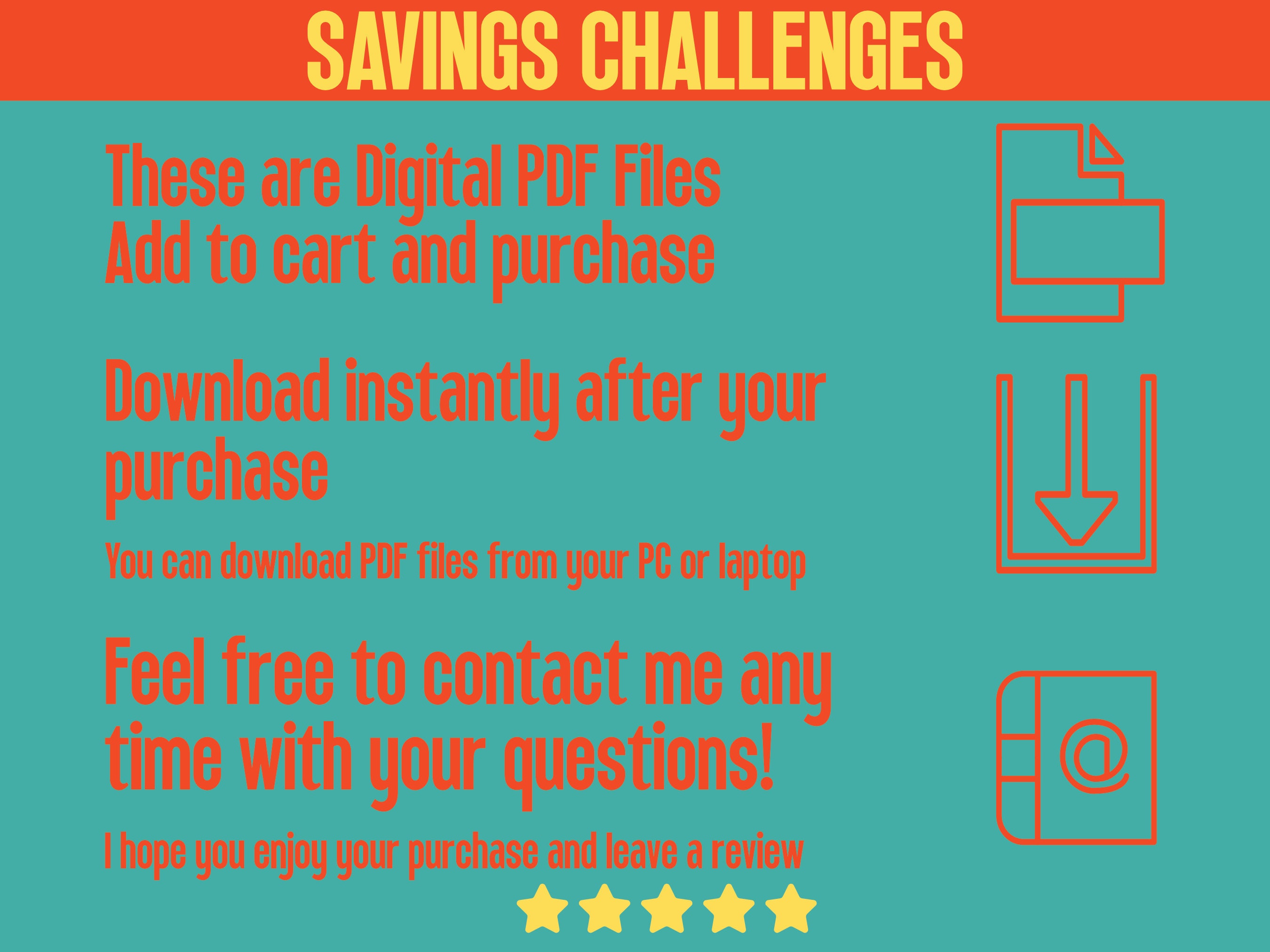 Savings Challenges Cute Kittens Printables 30 Day 100D | US Letter Size ...