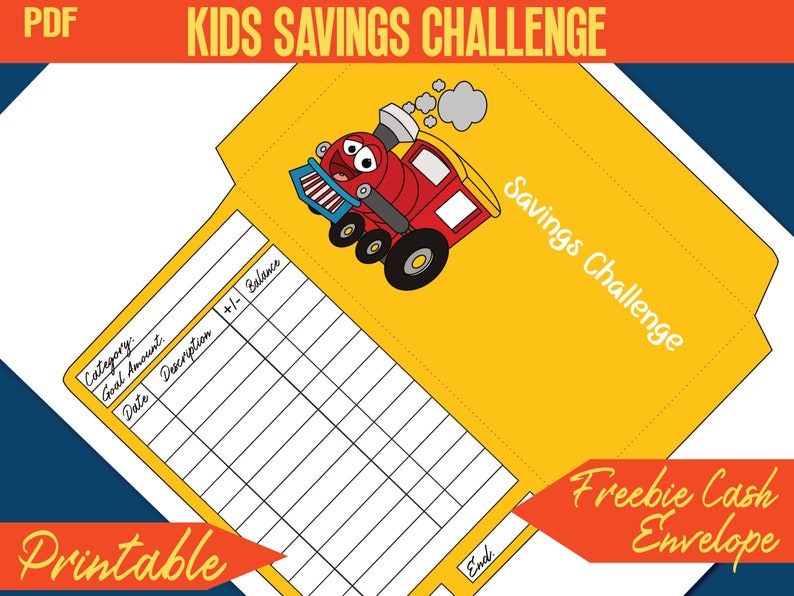 My First Train Savings Challenge for Kids Color and Save - Etsy