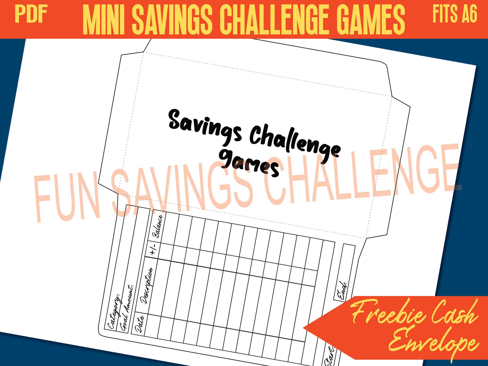 Shut the Box and Word Search Mini Savings Challenge Games - Etsy