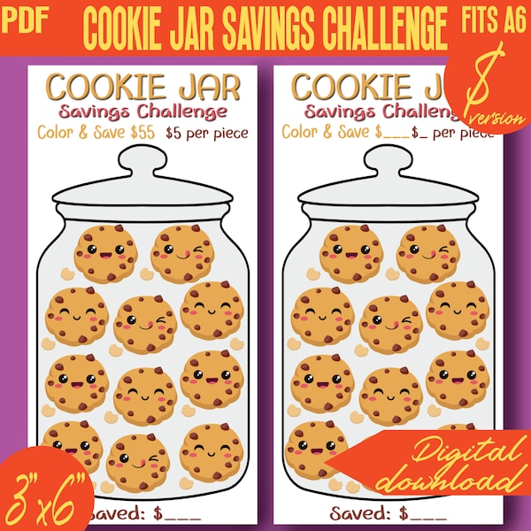 Cute Cookie Jar - Etsy