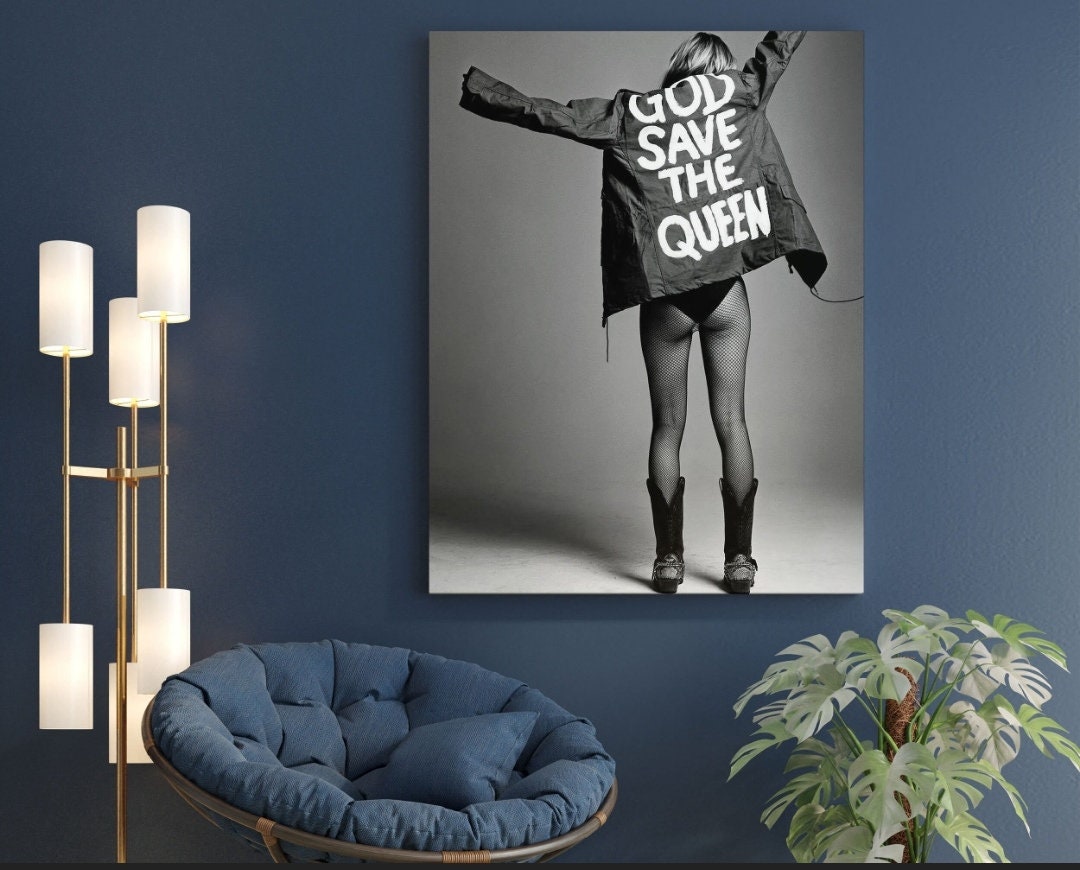Kate Moss, God Save the Queen Print - Etsy