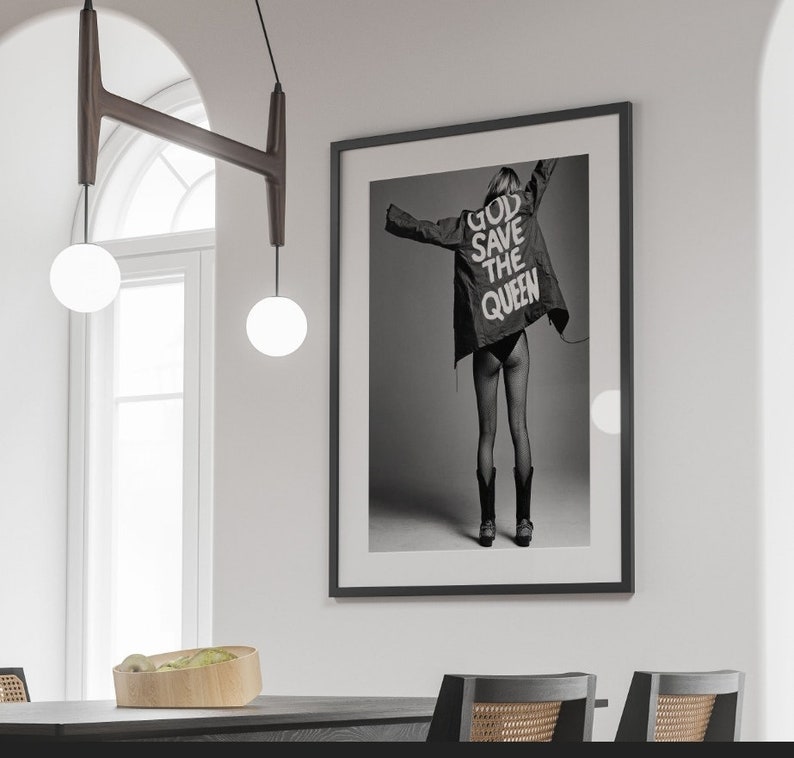 Kate Moss, God Save the Queen Print - Etsy