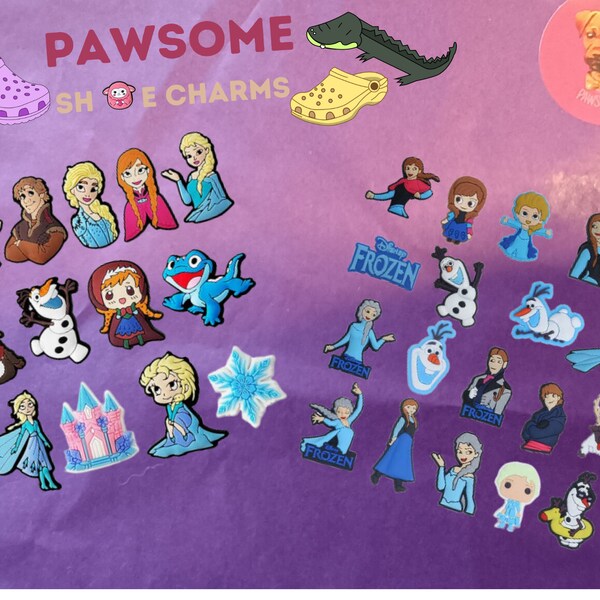Frozen Charms - Etsy