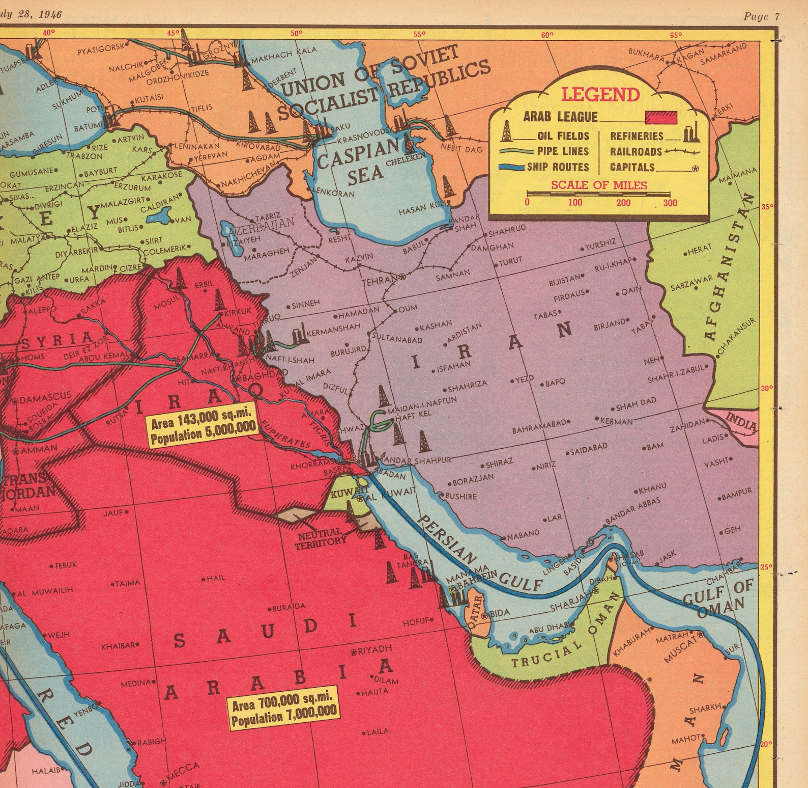 Arab League Poster| Middle East Map| Middle East Poster| Arab League ...