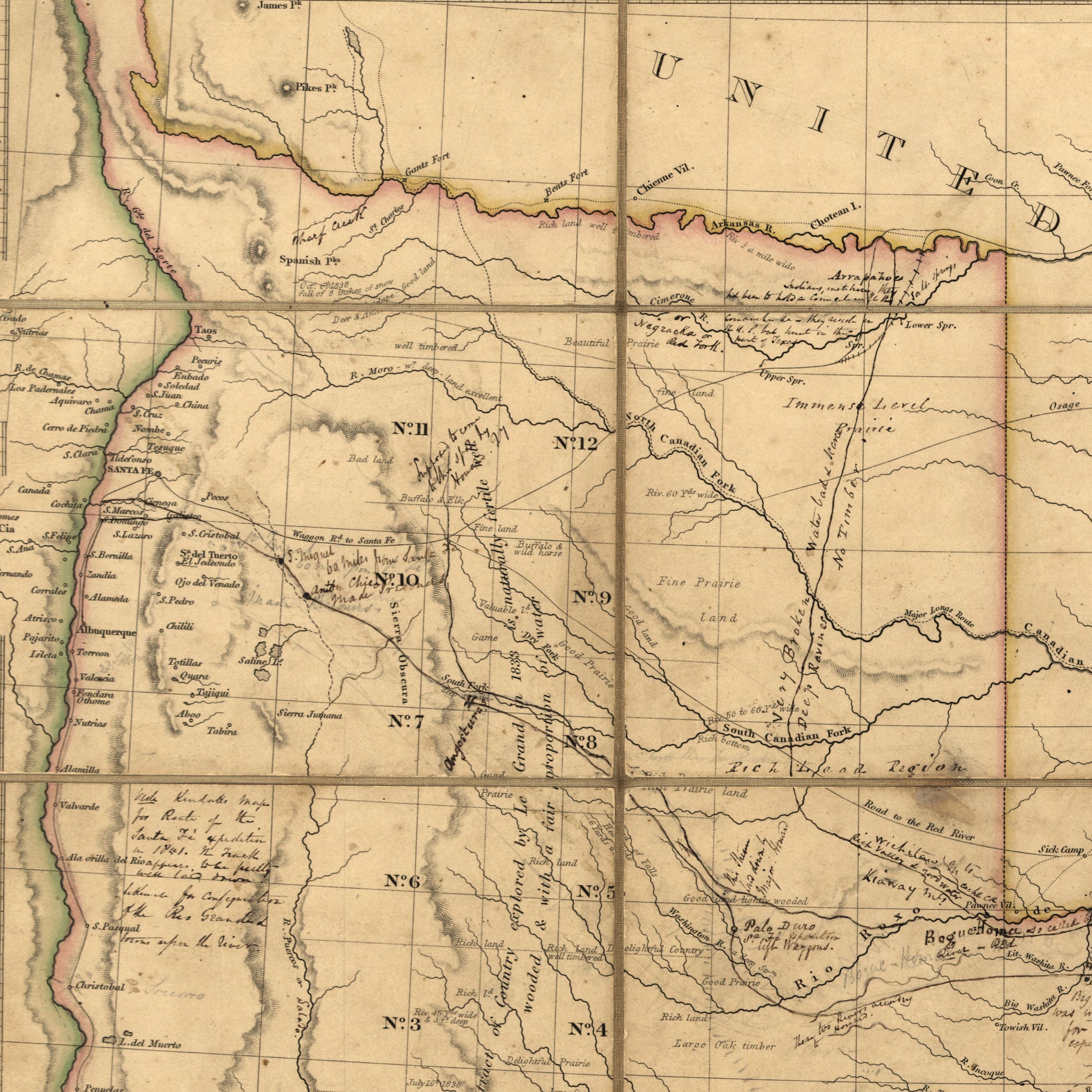 Old Texas Wall Map 1841 Historical Texas Map Antique Decorator Style ...