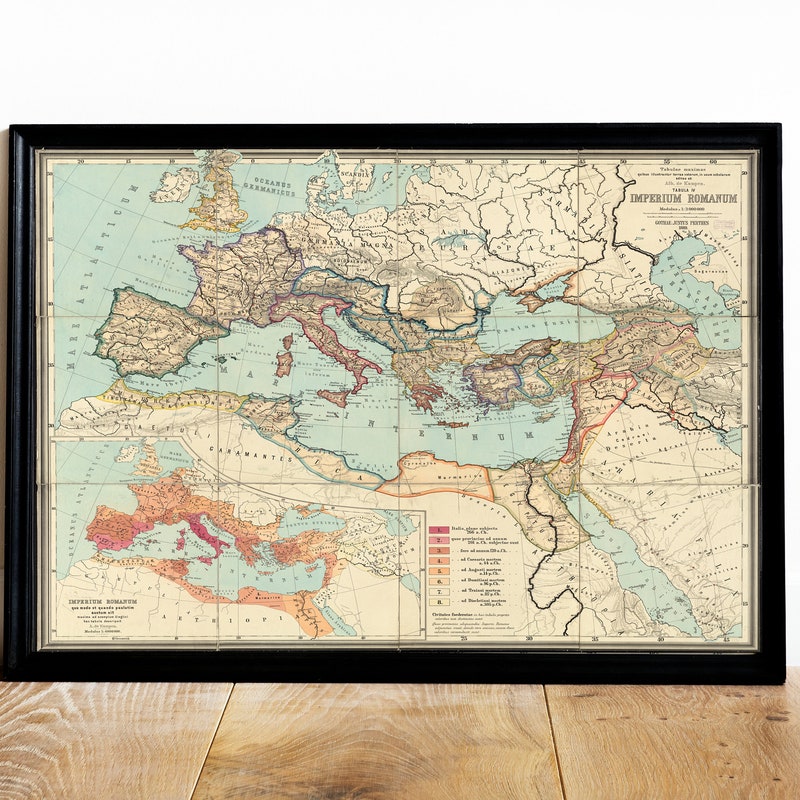 Antique arab map - Etsy.de