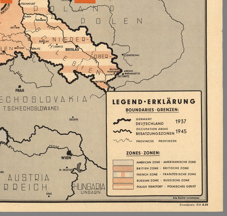 Germany World War 2 Map Print Poster Print WW2 Maps Canvas - Etsy