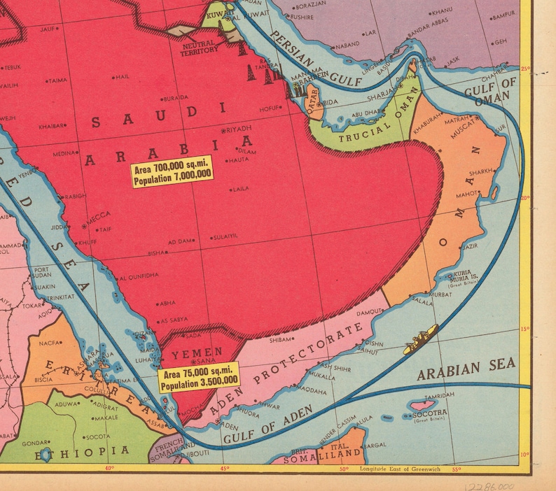 Arab League Poster| Middle East Map| Middle East Poster| Arab League ...