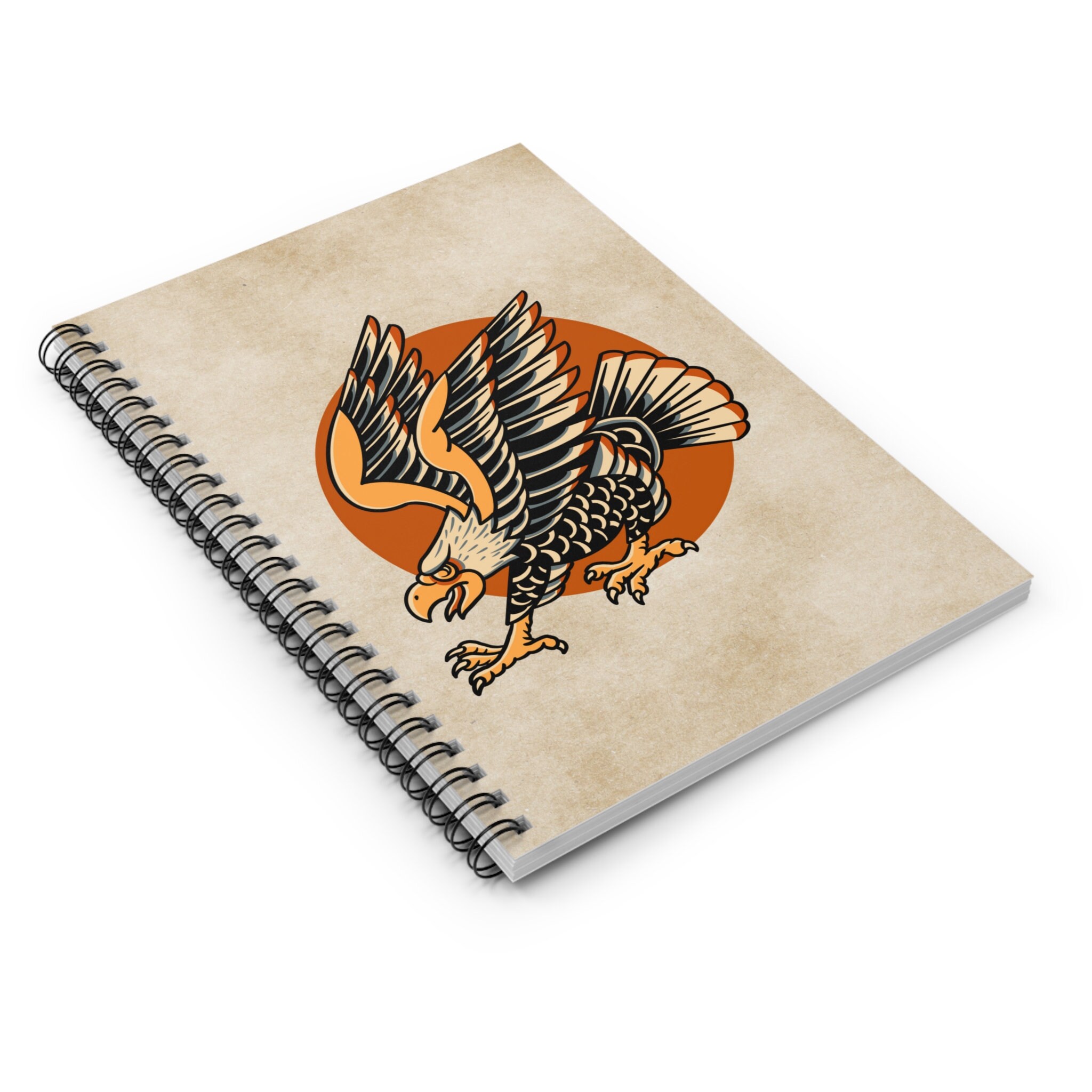 Traditional Tattoo Eagle Style, Notebook Cover, American Eagle Tattoo ...