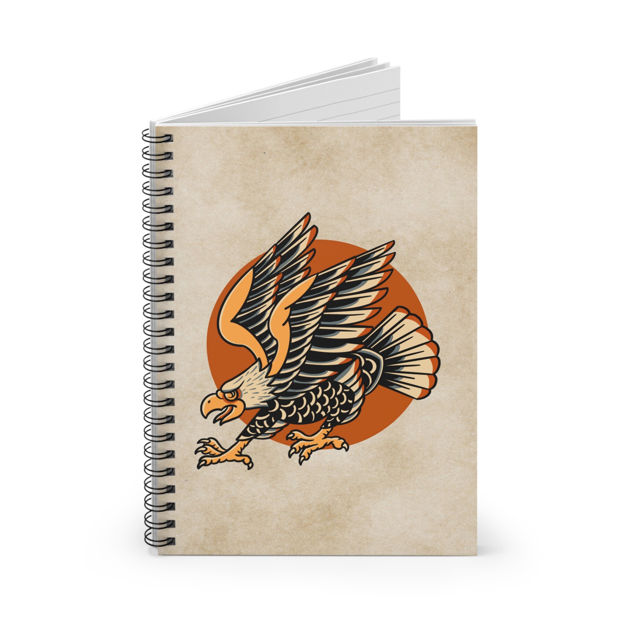 Traditional Tattoo Eagle Style, Notebook Cover, American Eagle Tattoo ...