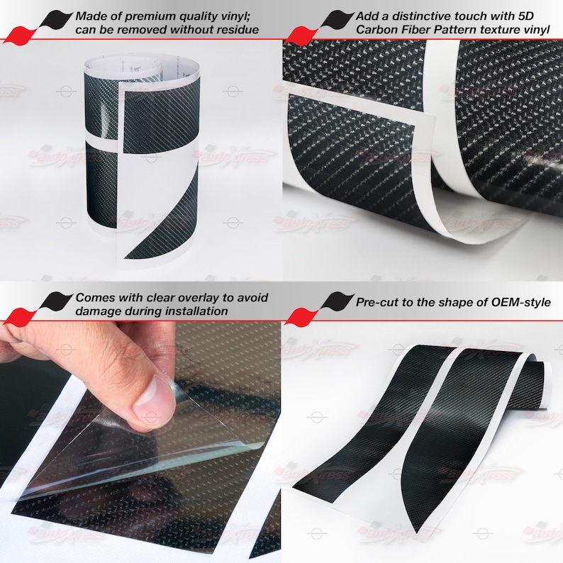 Performance Side Skirt Decals Racing Stripes DIY Selected Finish Vinyl ...