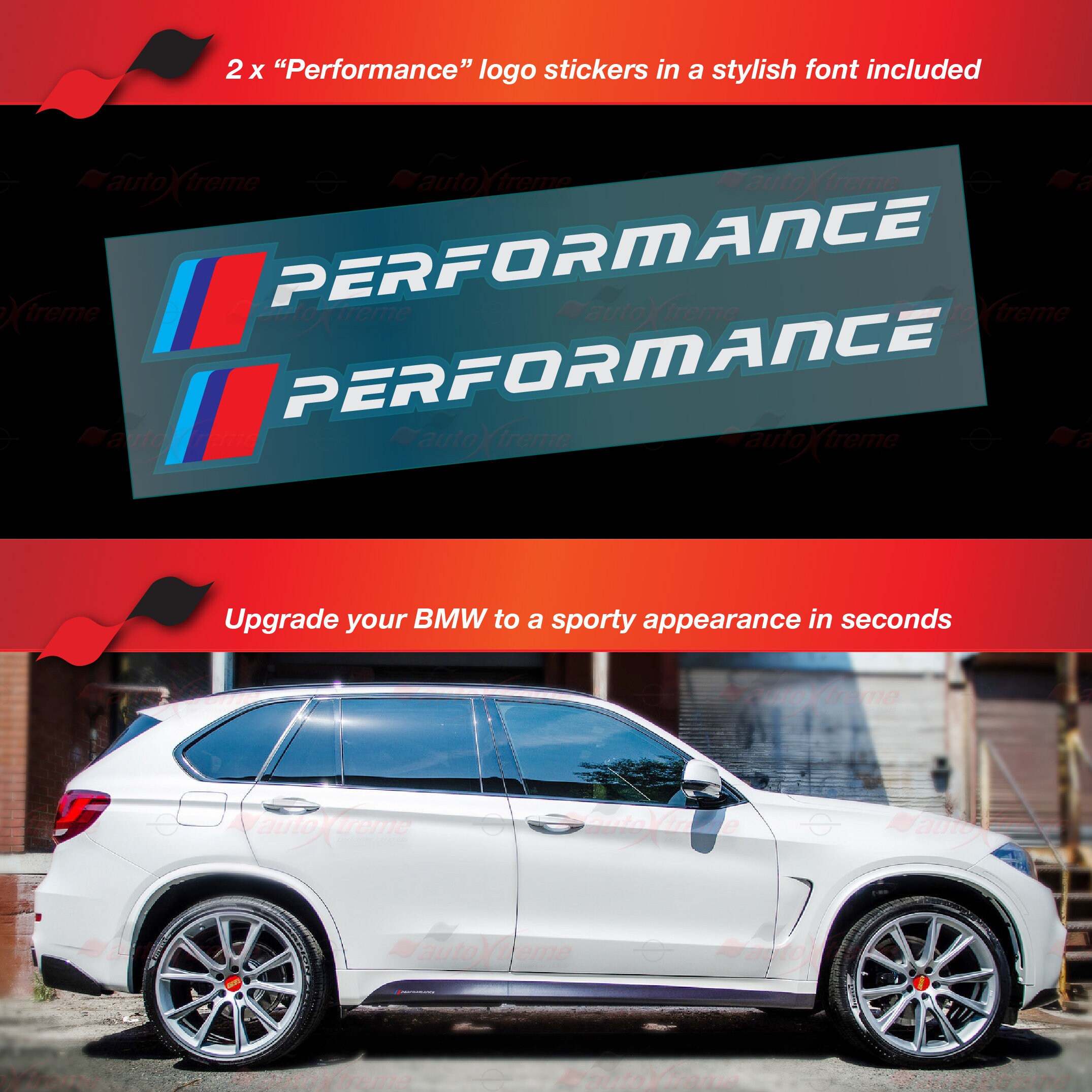 Performance Sport Side Skirt Stripes Body Decoration Vinyl Decals ...