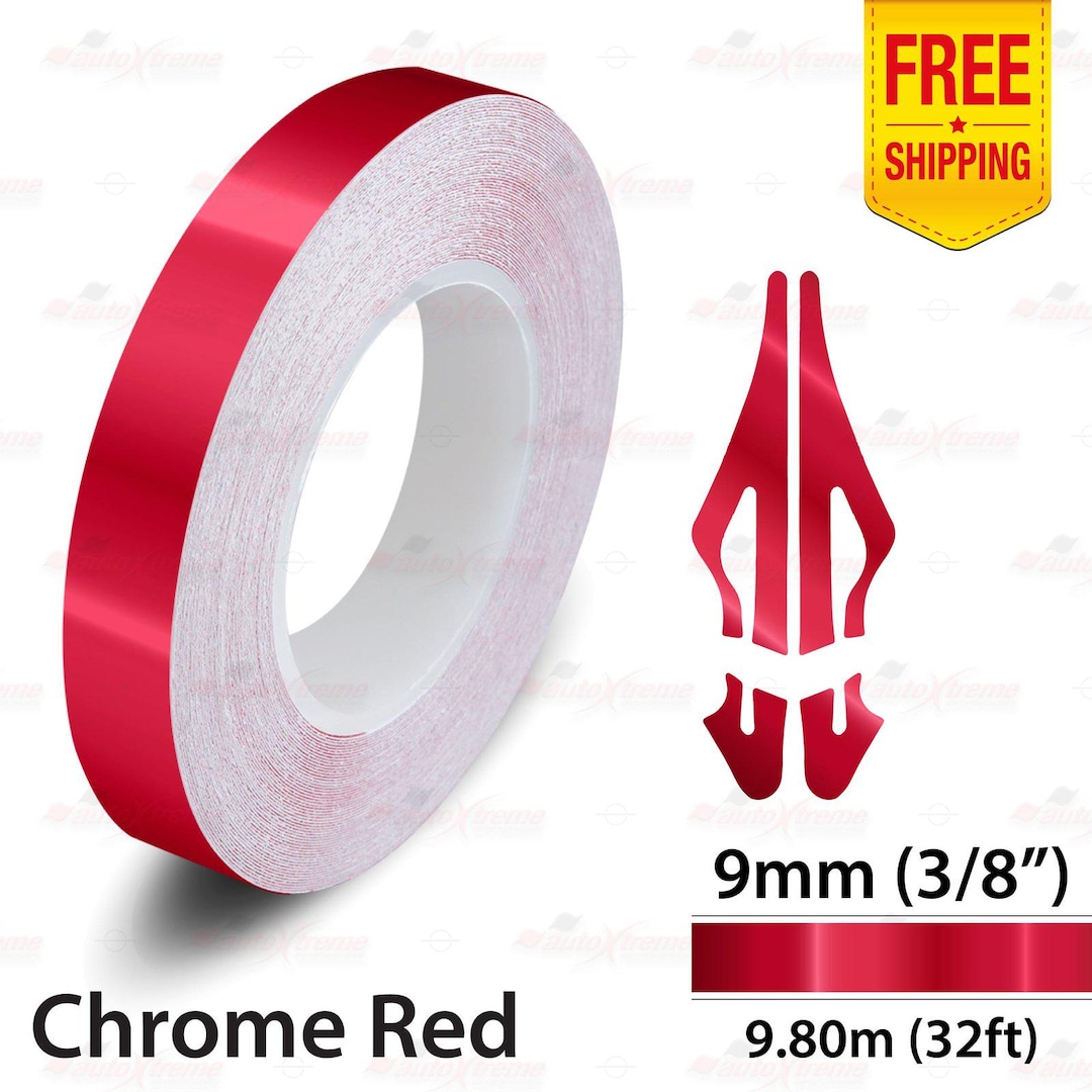 3/8" 9mm Pinstriping Pin Stripe Tape Car Motorcycle Bike Styling Line ...
